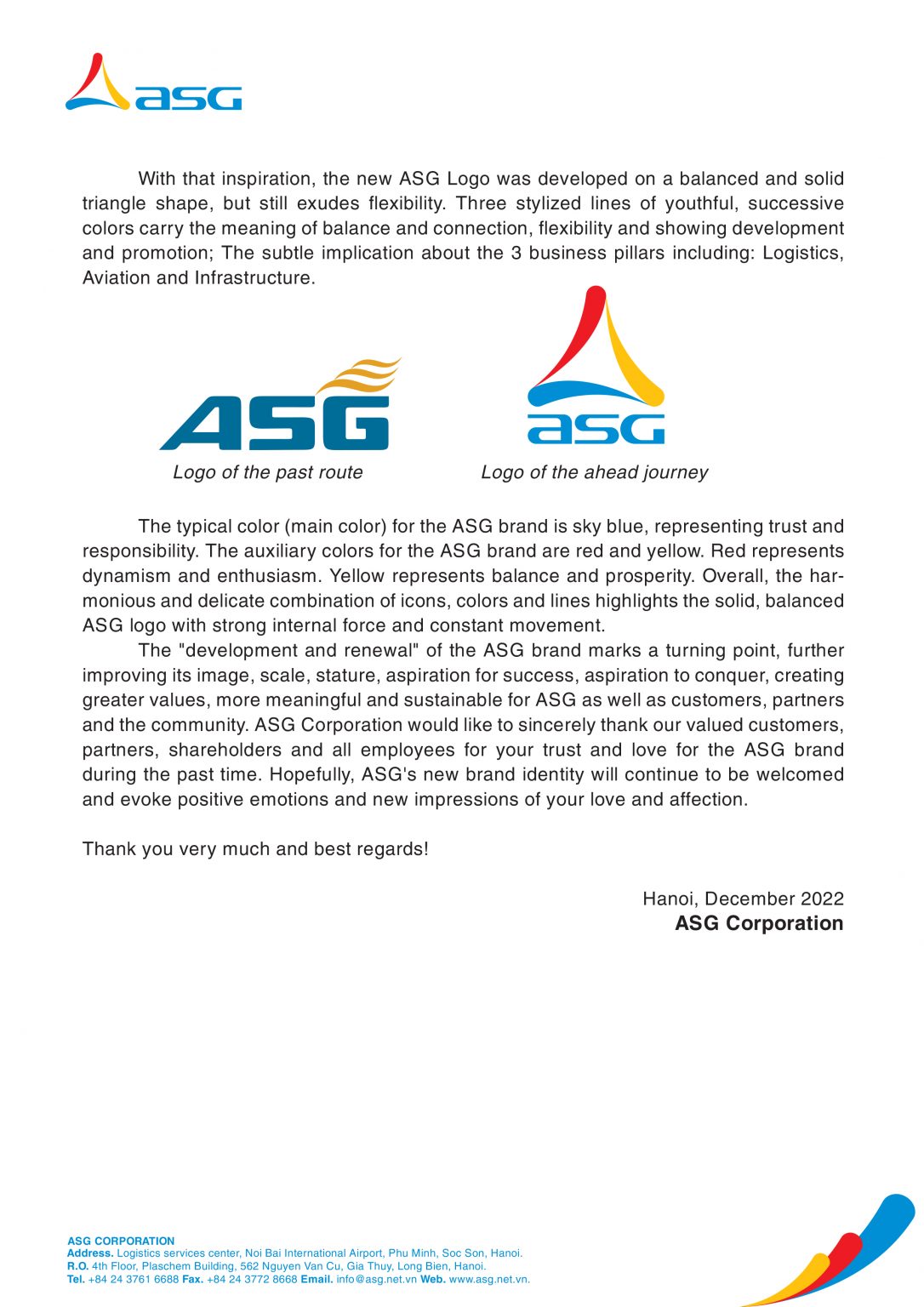 Announcement the new logo & brand identity of ASG Corporation – Tập ...